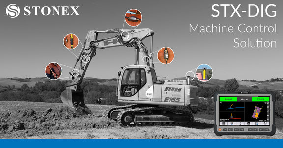 Stonex Dig 1D Excavator Grade Machine Control System – SiteSurv USA