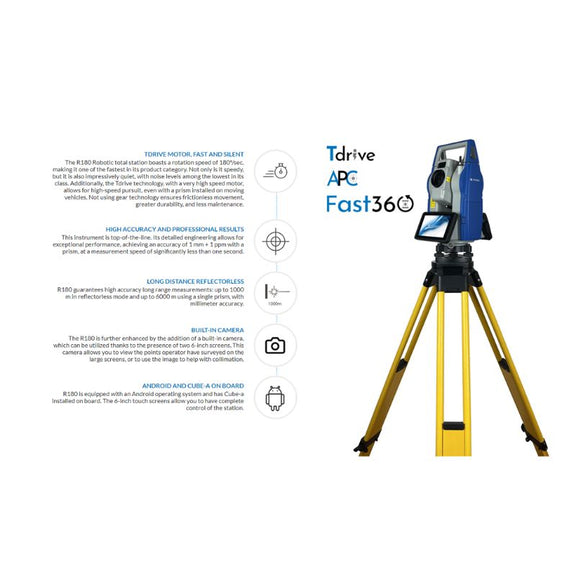 Stonex R180 Robotic Total Station - SiteSurv USA Stonex R180 Robotic Total Station - SiteSurv USA